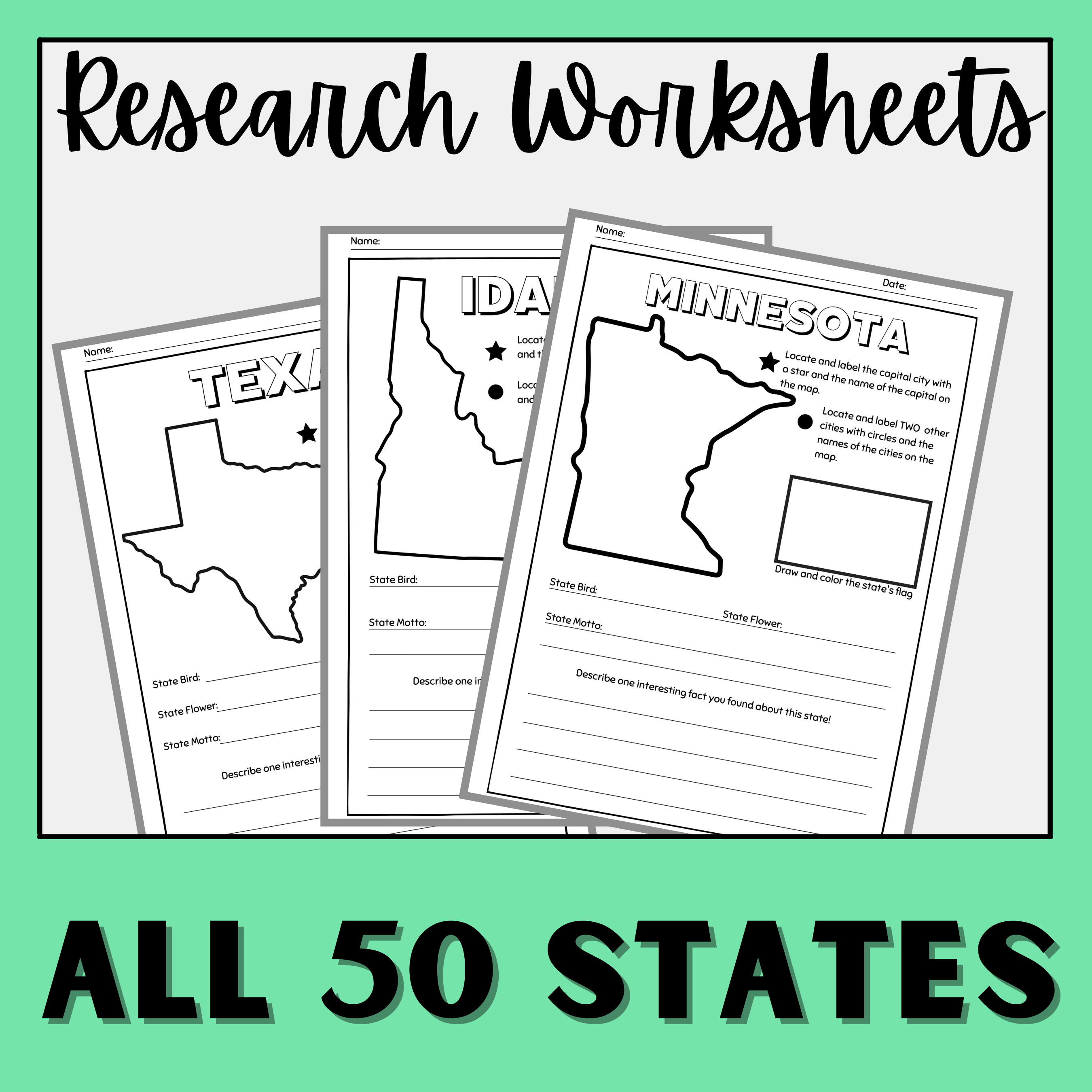 research-worksheets – Unraveled Teacher